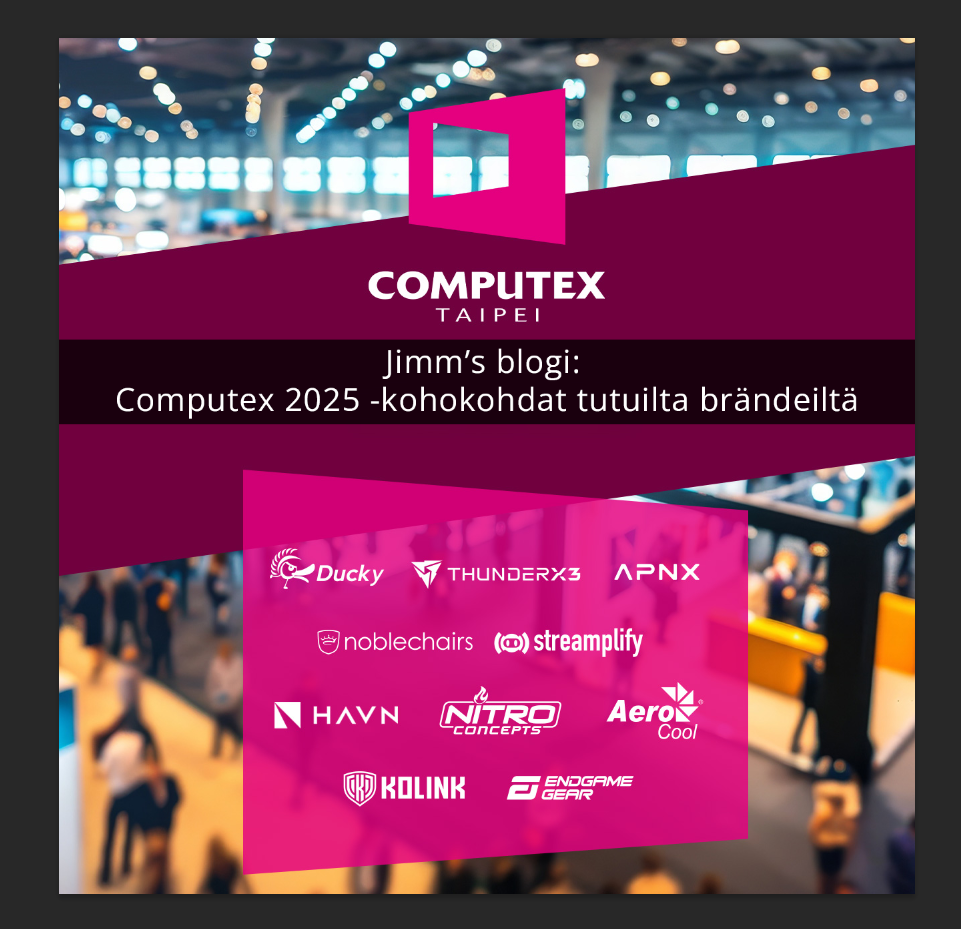 Computex 2025 kohokohdat tutuilta brändeiltä: noblechairs Ducky, HAVN ...